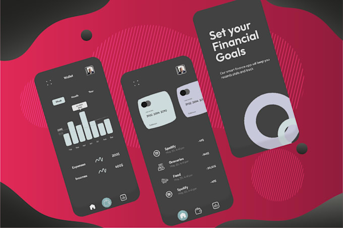 Design creative ui ux using figma or adobe xd by Elmehdishoyo | Fiverr