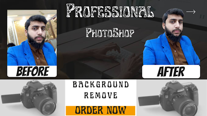 Change background manipulation and logo design by Hamz1st | Fiverr