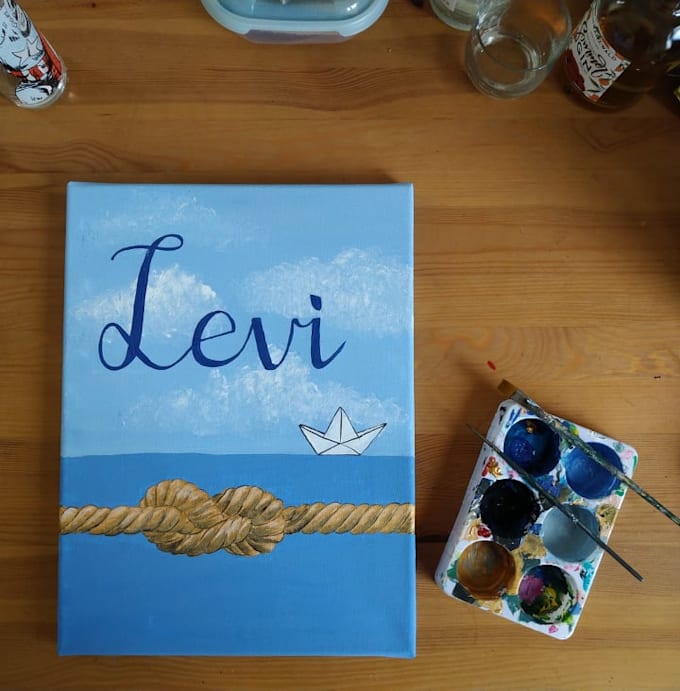 Create a custom name illustration by Kathrinbeyer | Fiverr