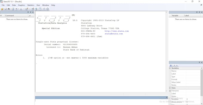 Do data analysis using spss, eviews, and stata by Rashid2272 | Fiverr