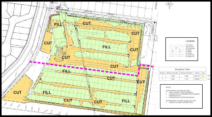 Draw grading and drainage plan to calculate earthwork in civil 3d by ...