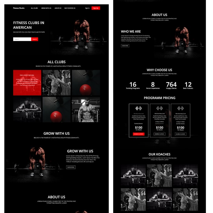 Create professional and beautiful ui ux design by Thesecretdesign | Fiverr