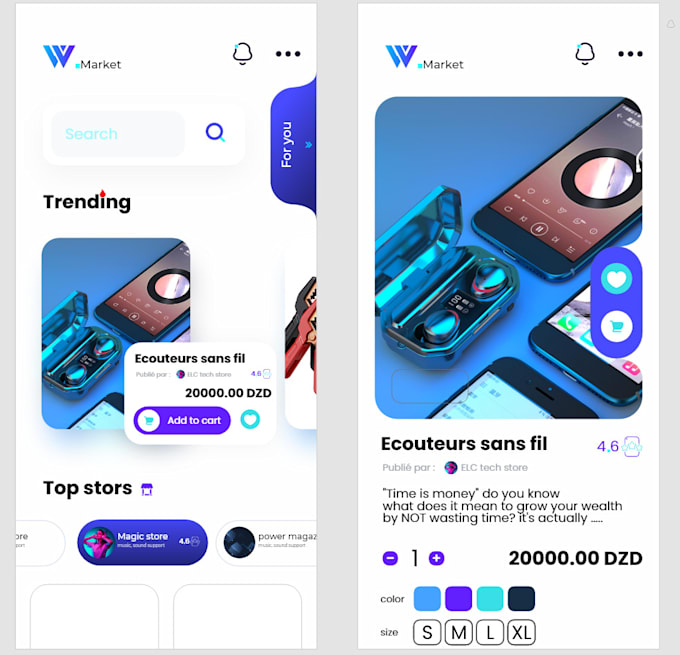 Create user interface for your app by Oussamaseddiki5 | Fiverr