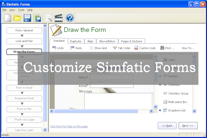 Customize your forms built with simfatic forms by Benbgray71 | Fiverr