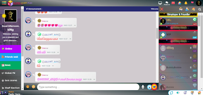 Do make cody chat chatting website custom web by Mrsam760 | Fiverr