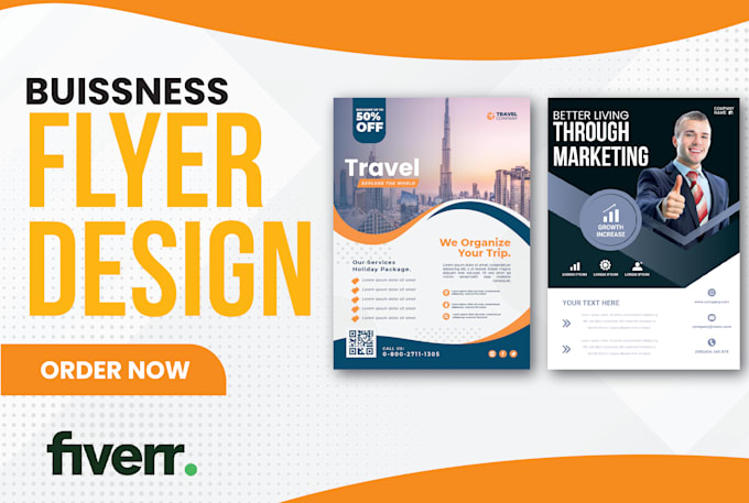 Design business flyer for your brand by Gfxali07 | Fiverr