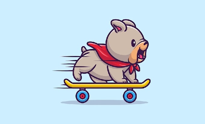 Make cute animal gif animation by Motionbadot | Fiverr