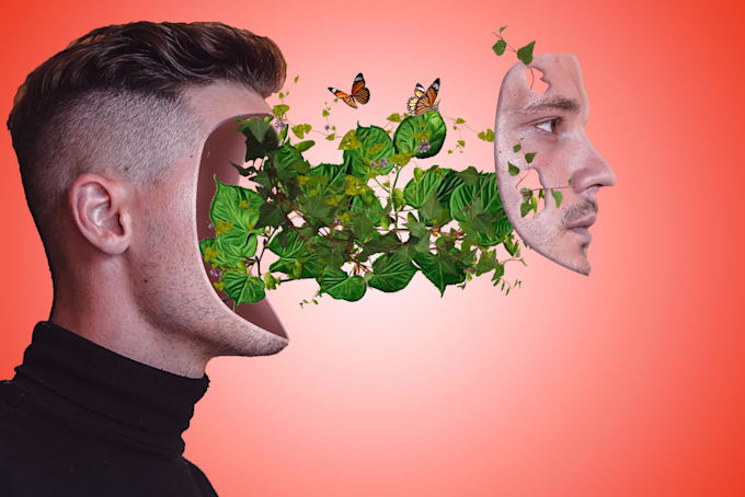 Decorate your picture beautifully with plant face portrait effect by ...