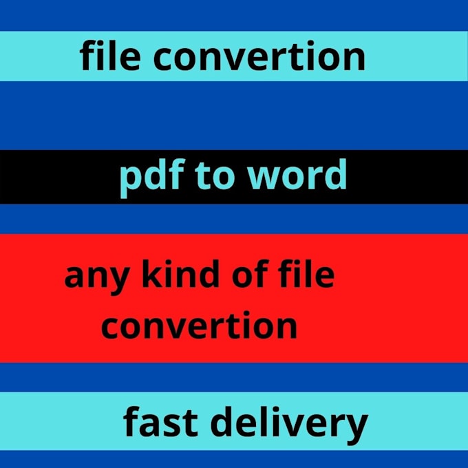 Do file conversion from pdf, word into any formate and kindle file by ...