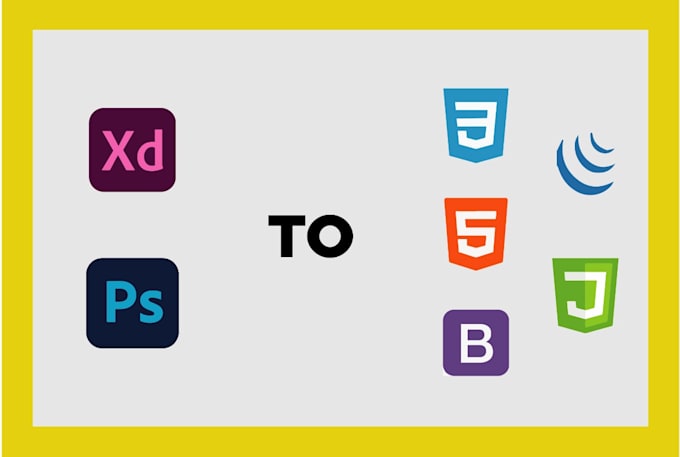 Convert xd psd to bootstrap html css js and jquery by Mussarat_nisar | Fiverr