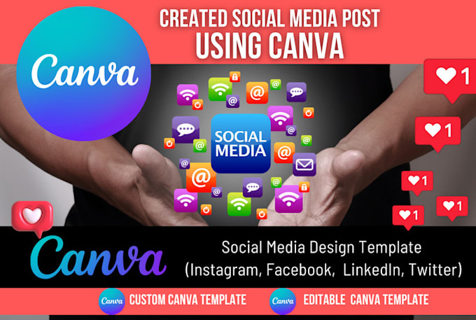 Created social media post design using canva by Nahliiy | Fiverr