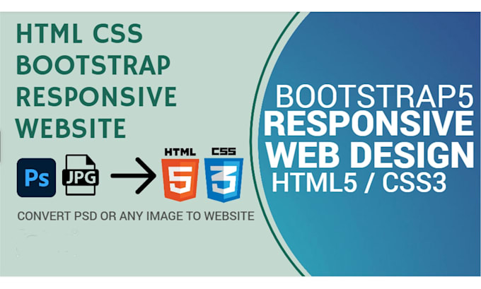 Create a responsive website using html, css and bootstrap by Haseebch77 ...