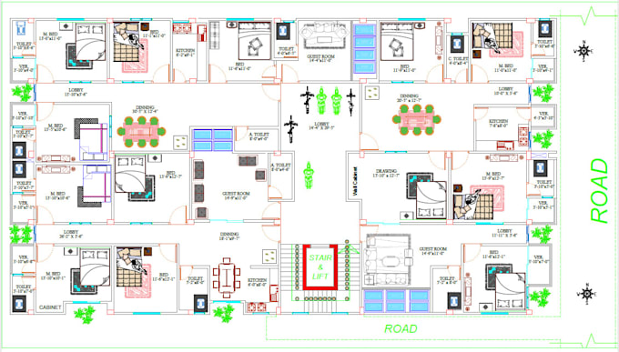 Do autocad drafting, annotation, 2d floor plans by Princemahmudul | Fiverr