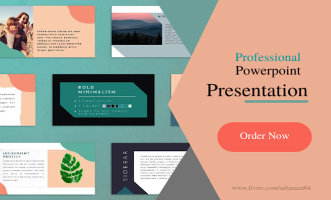 Create a modern and eyecatching powerpoint presentation by Sabanazz64 ...