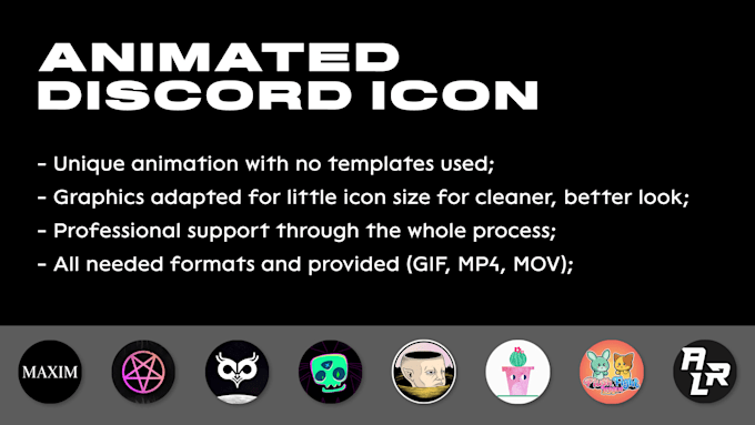 Create custom animated discord icon by Artur8977 | Fiverr