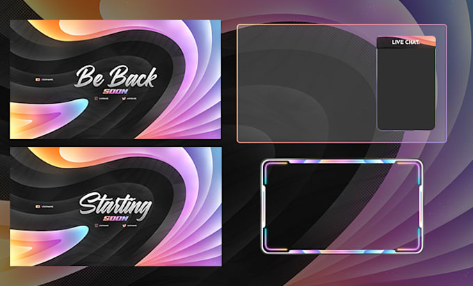 Design professional stream package by Vishaldzn | Fiverr