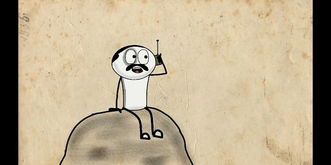 Do 2d animation without colour and coloure, i am good by Papermator ...