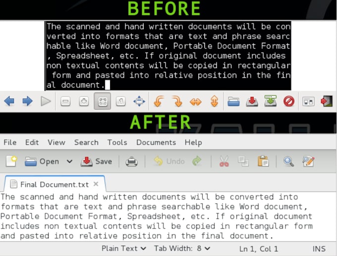 Convert scanned documents into text and phrase searchable formats by ... Convert scanned documents into text and phrase searchable formats by ...