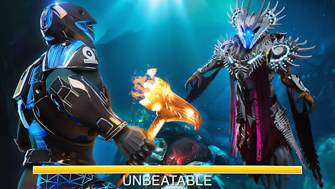 Design 3d youtube thumbnails for destiny 2 and halo by Solclipse | Fiverr