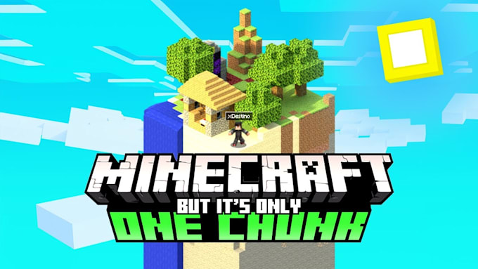 Create a clickbait styled minecraft videos thumbnail by Xdestino | Fiverr