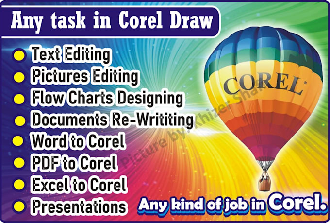 Do any job in corel draw by Khizer_shafi1 | Fiverr