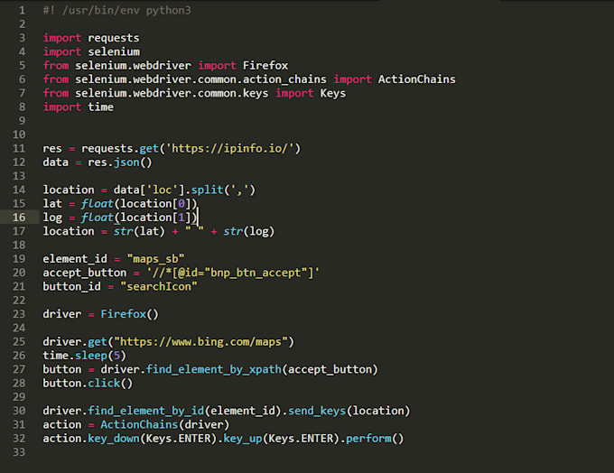 Write python automation script, web scraper and bots by Bug1991 | Fiverr Write python automation script, web scraper and bots by Bug1991 | Fiverr