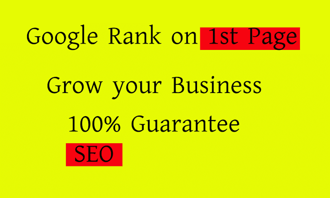 Complete website seo optimization your site showing rank top by ...