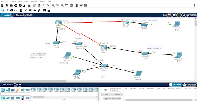 Do cisco packet tracer labs and documentation by Yousaf_ansari | Fiverr