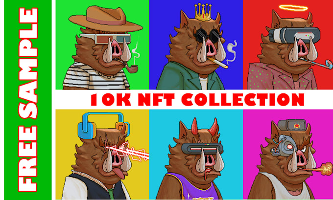 Create a custom unique nft collection with metadata by Hammouart | Fiverr