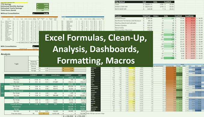 Create A Excel Spreadsheet With Formulas Vba Automation Etc By 