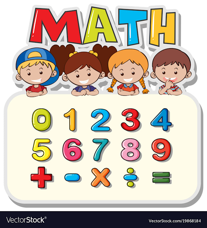 Teach basic math for kids kinder to grade 3 by Keith0831 | Fiverr