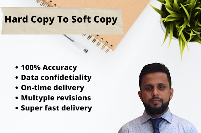 Convert hard copy document into to soft copy by Mohamed_sabik | Fiverr