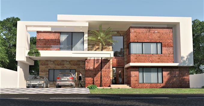 Make 3d house design in 3d max by Rashid_bashir7 | Fiverr