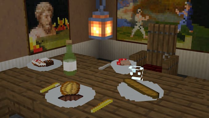 Minecraft 3d modelling and 2d texture work by Zak_2001 | Fiverr