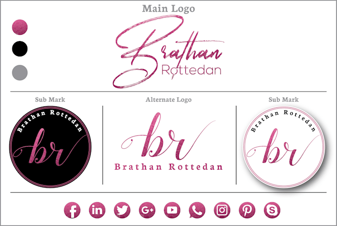 Design a unique modern signature logo by Gfxxpro | Fiverr