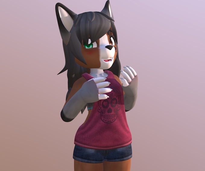 Create a 3d avatar from scratch for vrchat by Phionablake | Fiverr