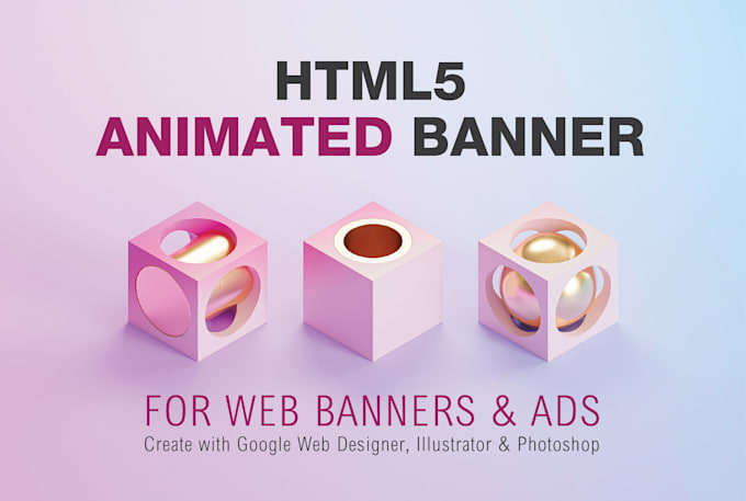 Create html5 static and animated banner by Kashif1988 | Fiverr