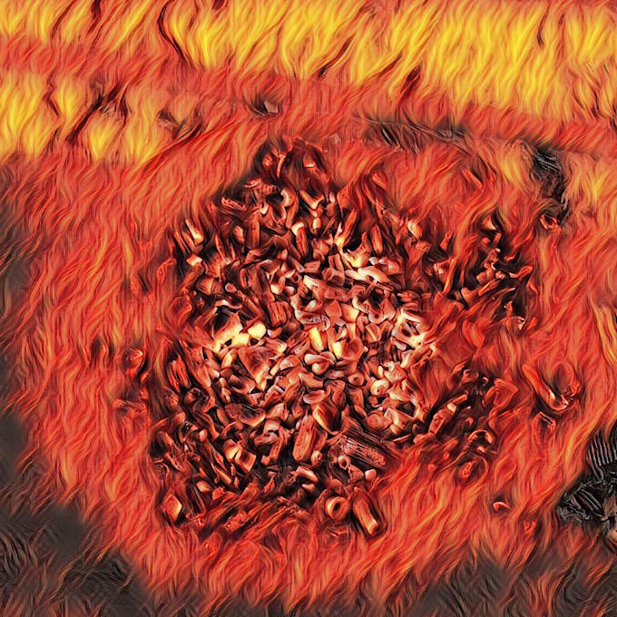 Fire ash home art by Sapnasurajverma | Fiverr