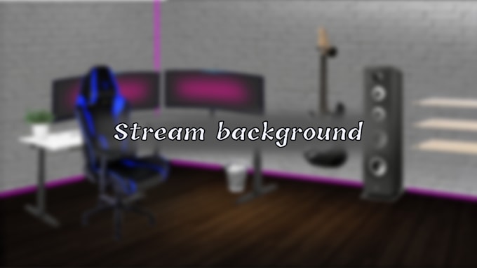 Create nice looking 3d background for stream or other uses by ...