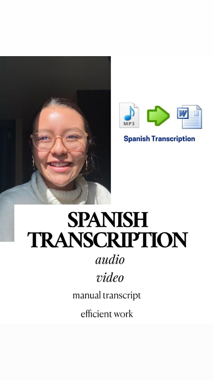 Do a 45 minutes spanish transcription in 24 hours by Fernandabadi472 ...