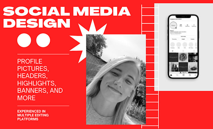 Design your social media profile by Lyndseywasuk | Fiverr