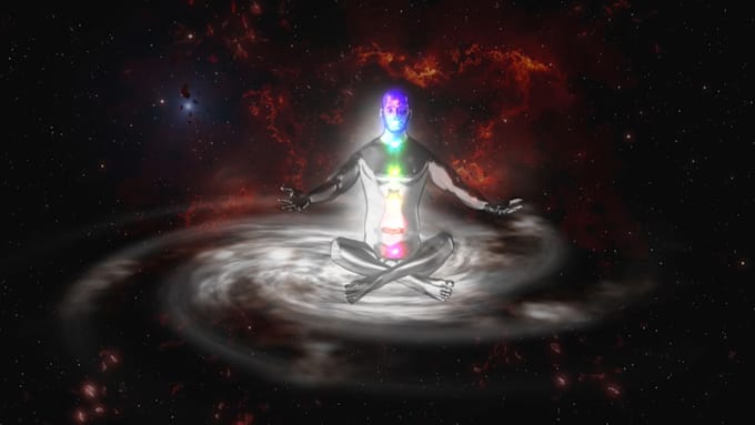 Create a visionary eye catchy animation video for meditation by ...