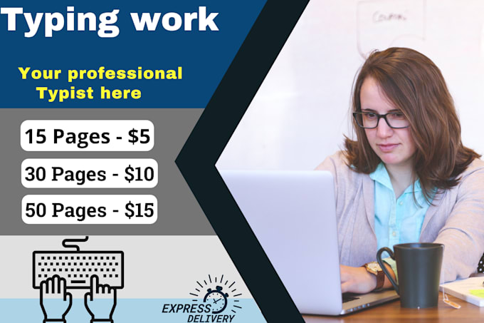 Do manual typing work, retype scanned document, pdf to word and your ...