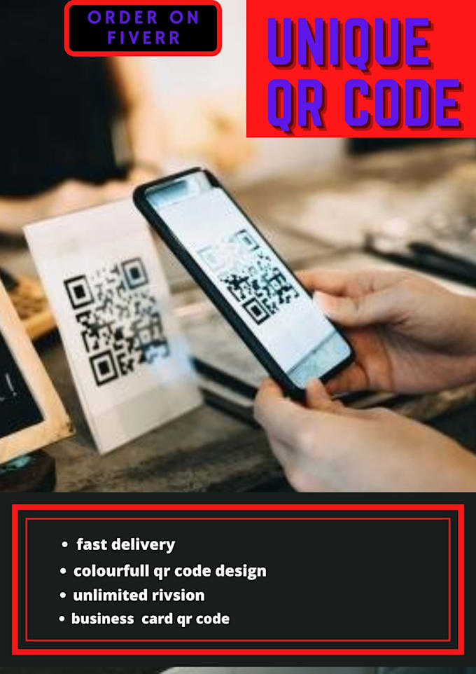 Create custom dynamic qr code design by Ashii3836 | Fiverr