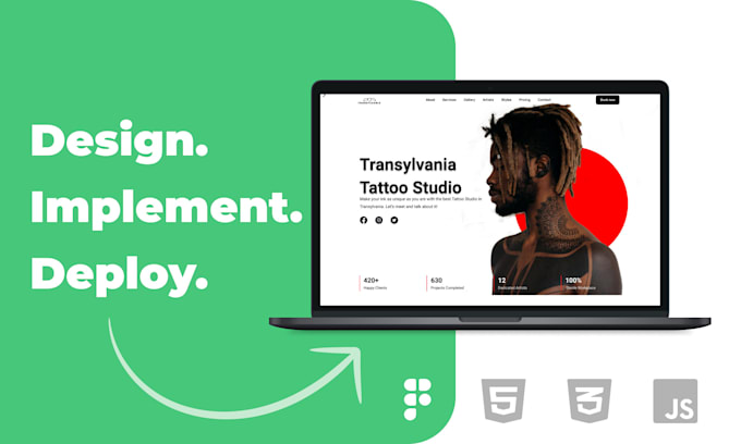 Do front end website development and ui design by Romanrobertim | Fiverr
