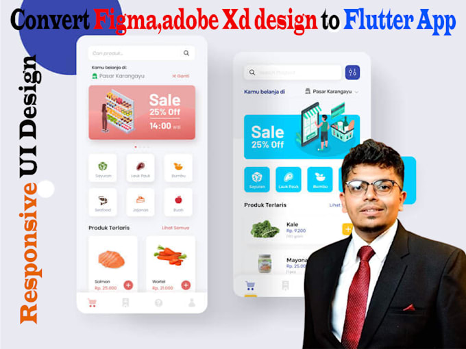 Convert figma, adobe xd design to flutter ui by Parthoabir016 | Fiverr