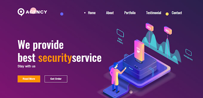 Create Your Professional Website Using Html Css Bootstrap5 By Designhouse Fiverr 0011