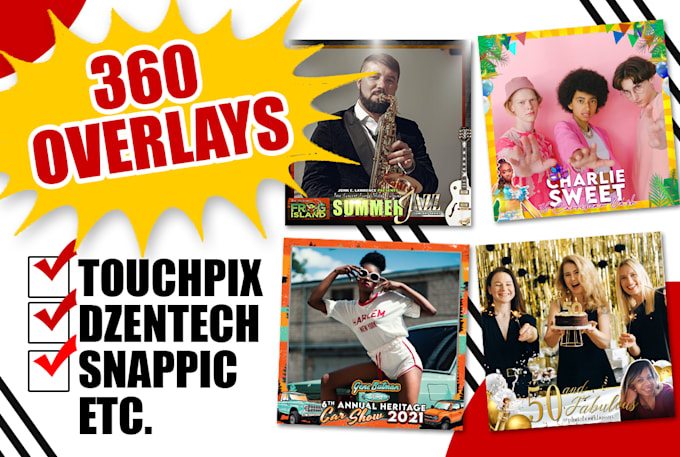 Design 360 overlays for touchpix dzentech snappic etc by Elhims | Fiverr