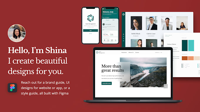 Create clean and sleek ui design mockups on figma by Shizudio | Fiverr