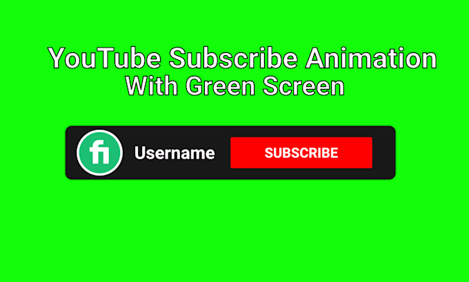 Create you a youtube subscribe animation by Elementaldesgin | Fiverr